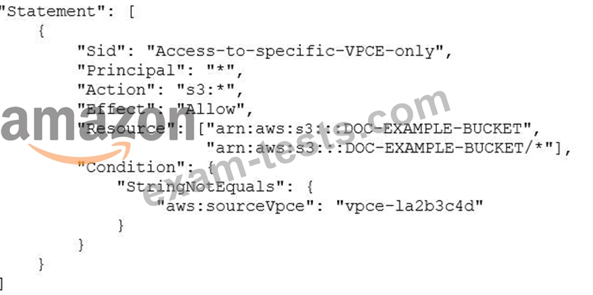 Free Access Amazon.SCS-C02.v2025-04-11.q262 Practice Test (Page 21)